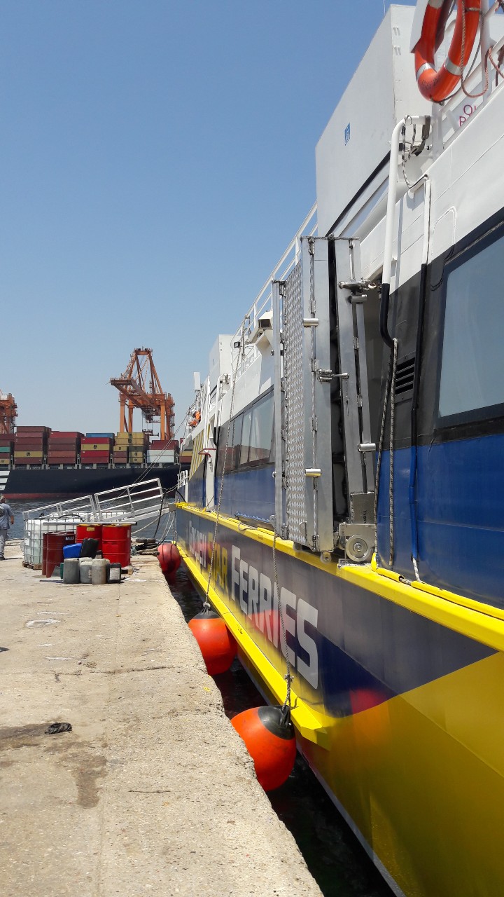 Aluminium Wharf ladder type A - Resvanis